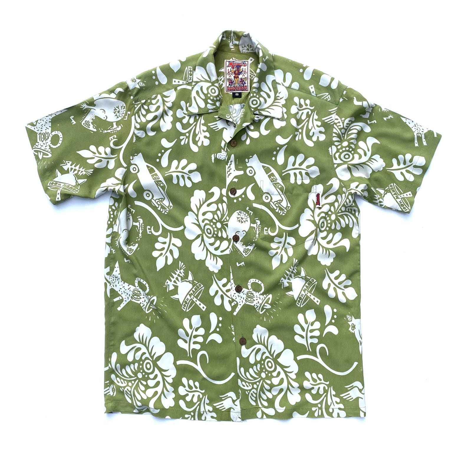 90s MAMBO Loud Shirt Reg Mombassa Surf Culture - Etsy