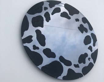 Cow Print Mirror | Etsy