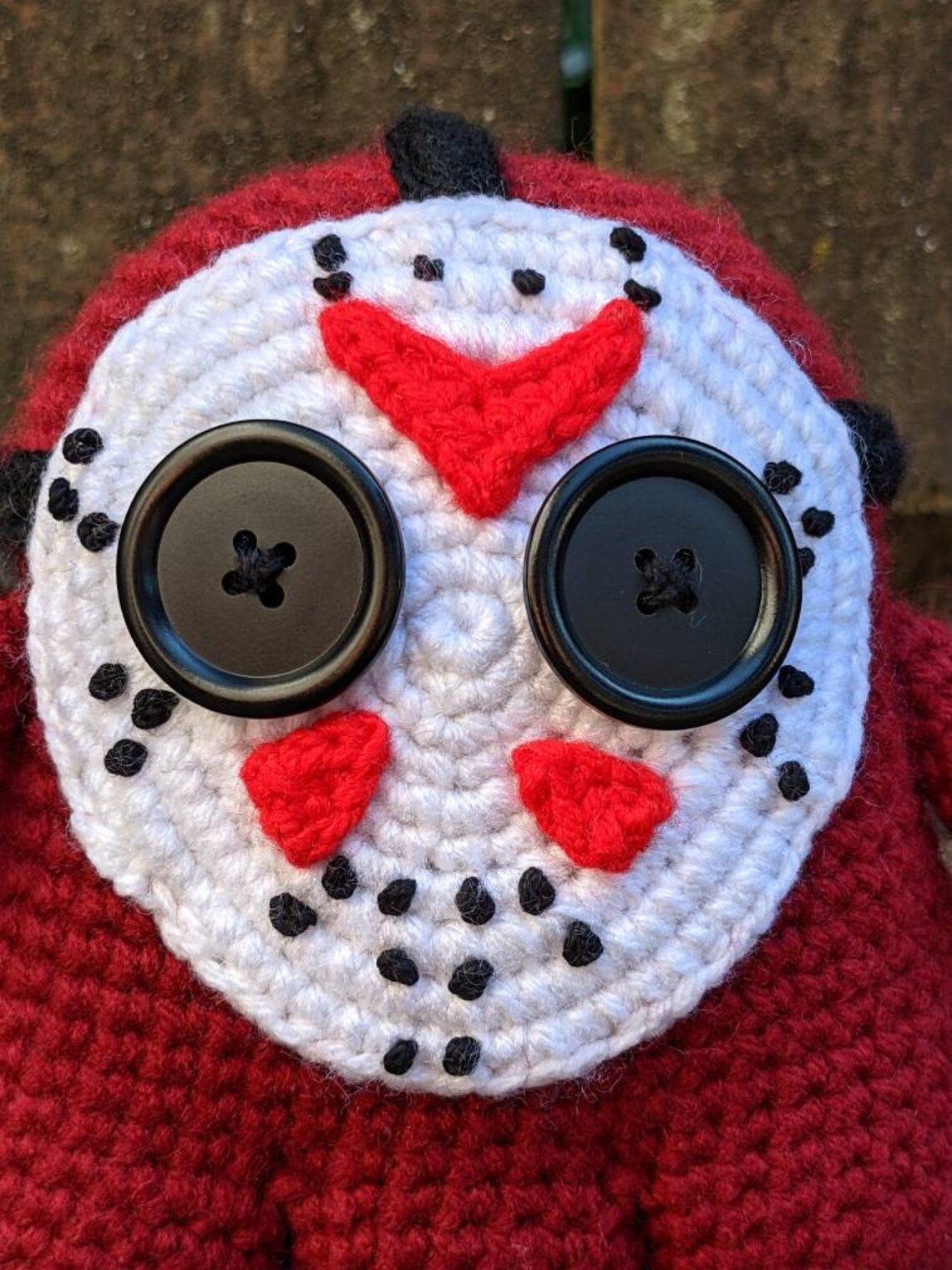 Jason Voorhees Horror Boothang Crochet Plushie Friday the 13th - Etsy