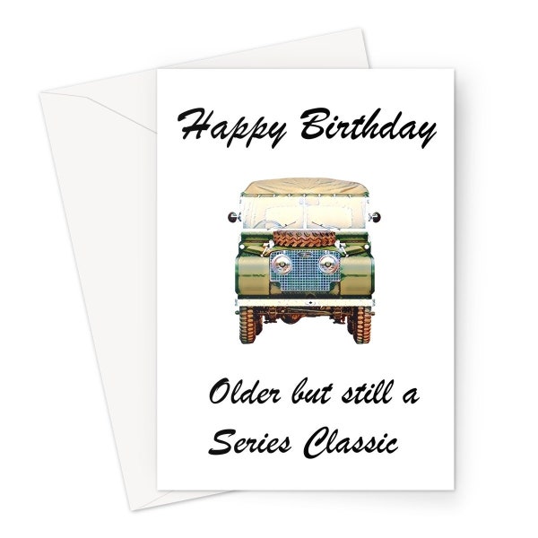 Land Rover Birthday Card - Etsy UK