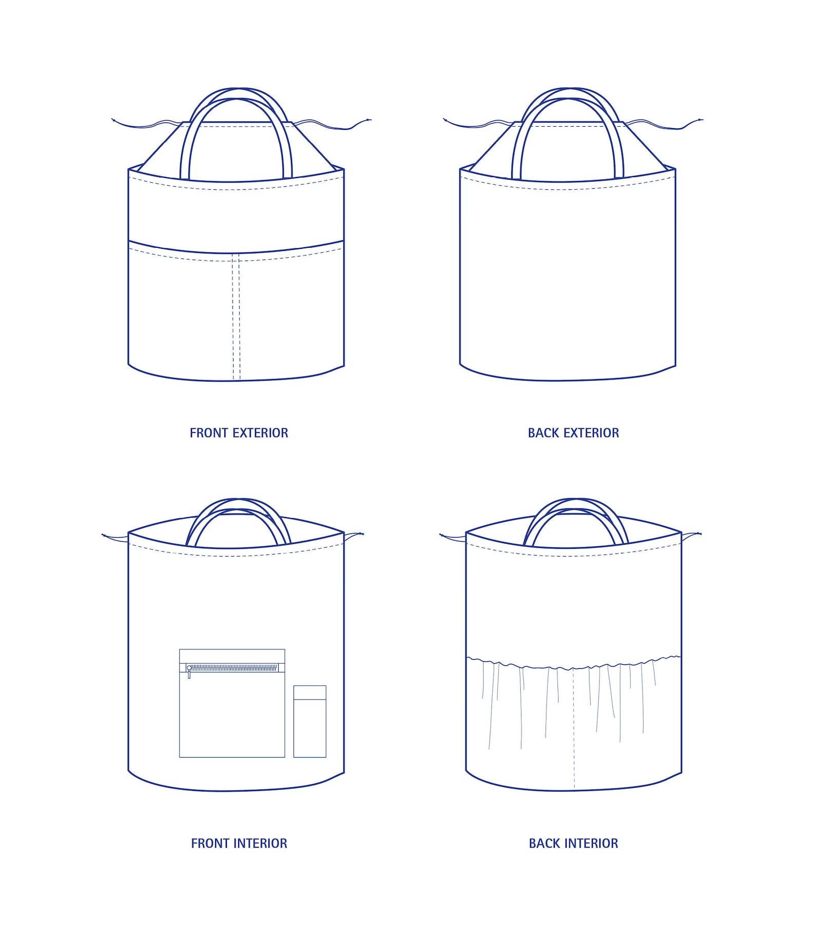 English PDF Sewing Pattern Project Bag Sewing Pattern - Etsy