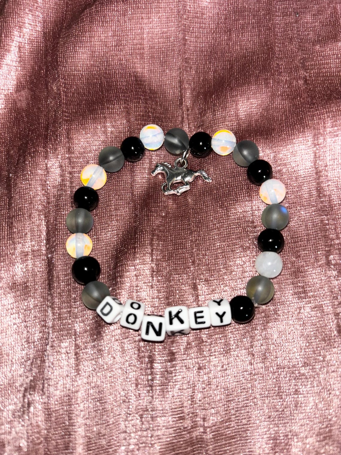 Donkey and Dragon Matching Couples/besties Bracelets - Shrek/fantasy ...