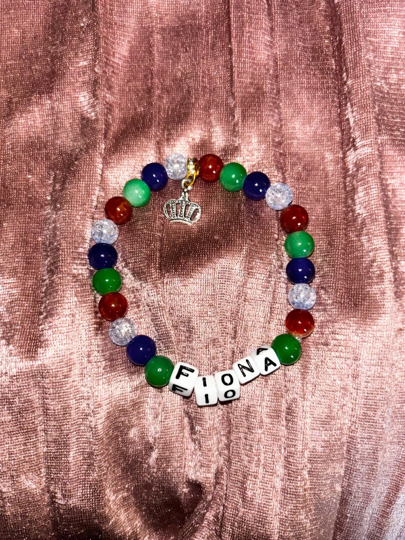 Shrek and Fiona Matching Couples/besties Bracelets - Ogres/green/fantasy/shrek Rave/glass Beads ...