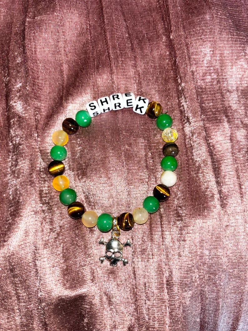 Shrek and Fiona Matching Couples/besties Bracelets - Ogres/green ...