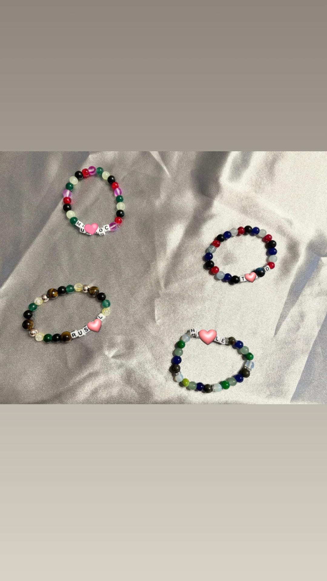 Animated Band Style Beaded Bracelets | Alt Rock & 2000s Inspired ...