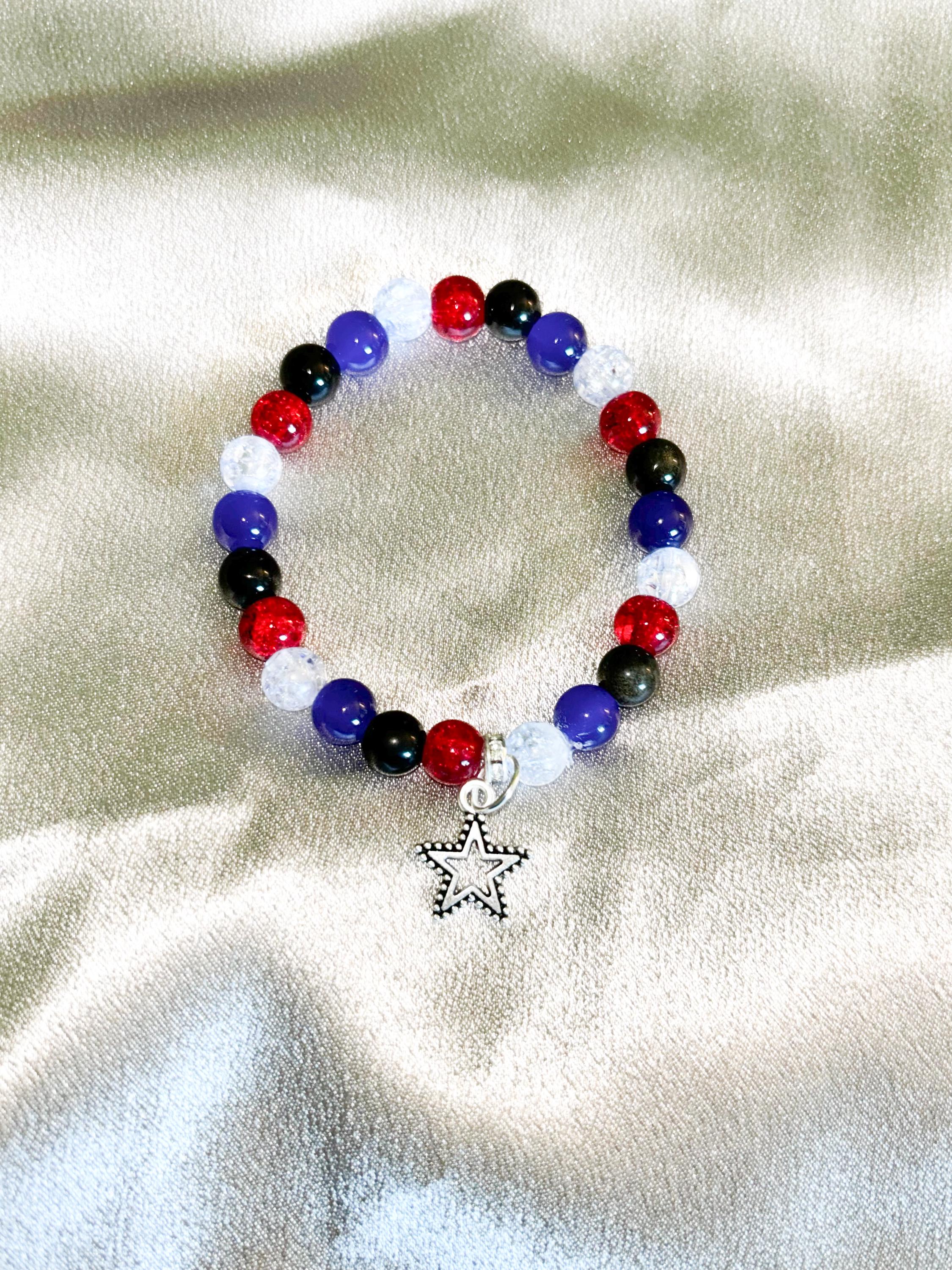 Padme and Anakin Matching Couples/besties Bracelet Set - Purple/yellow ...