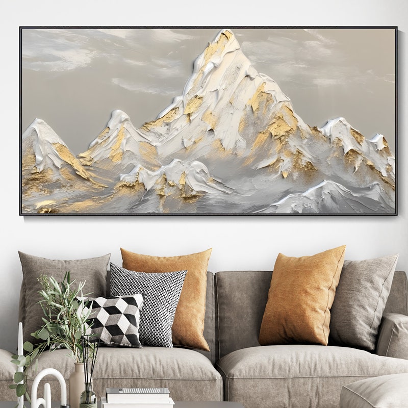 Abstract Mountain Art - Etsy
