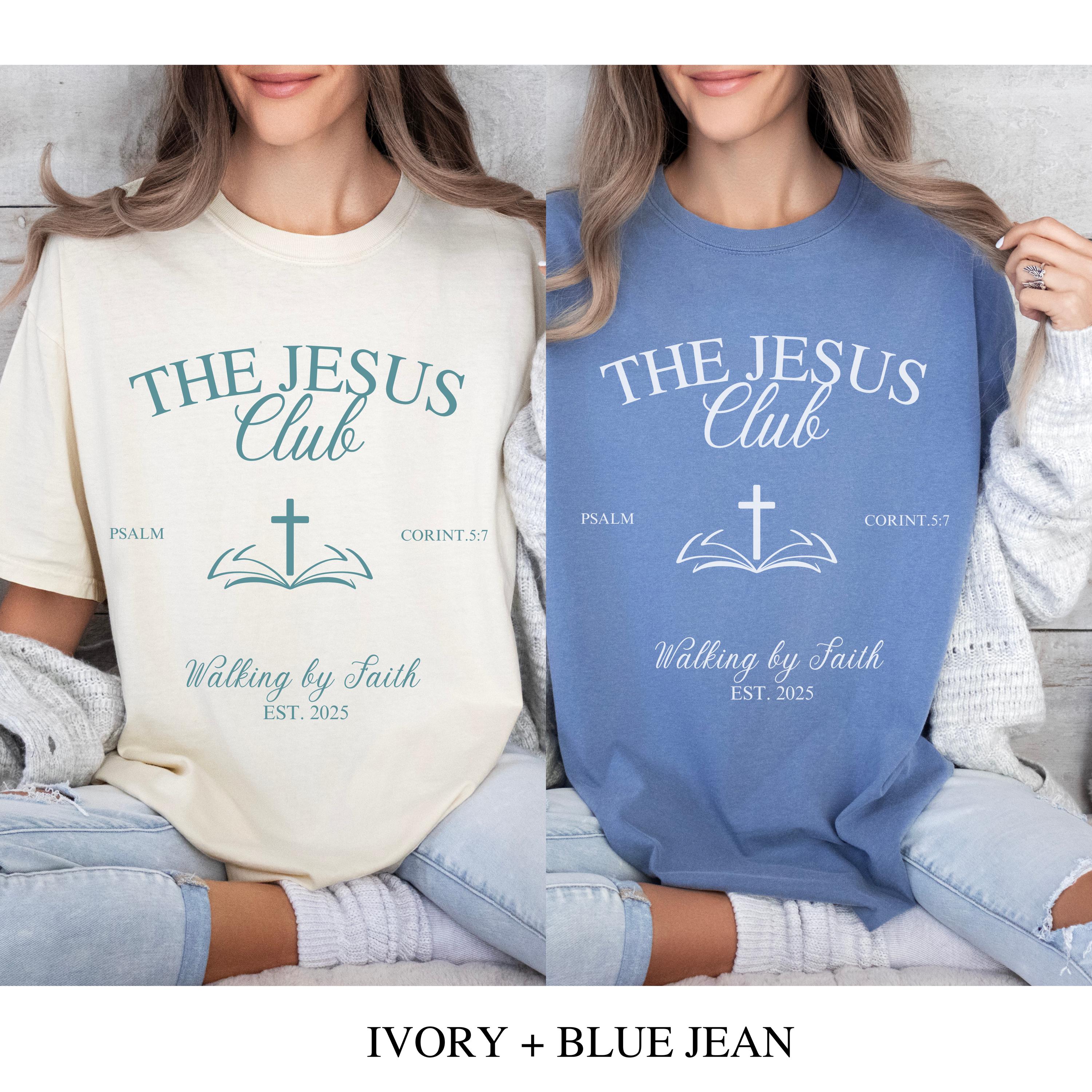 Jesus Bible Verse Christian Shirt, Christian Tshirts Women, Jesus Club ...