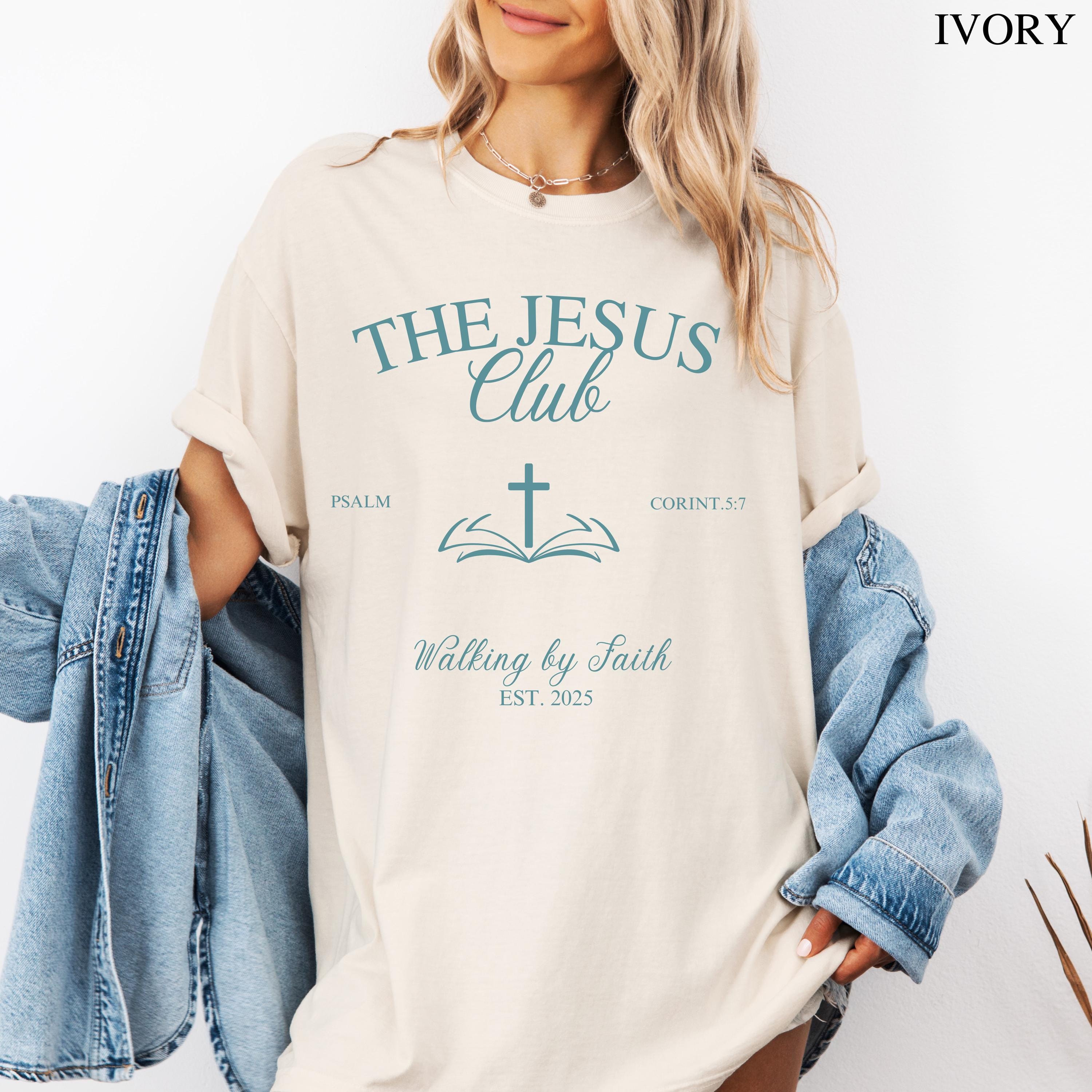 Jesus Bible Verse Christian Shirt, Christian Tshirts Women, Jesus Club ...