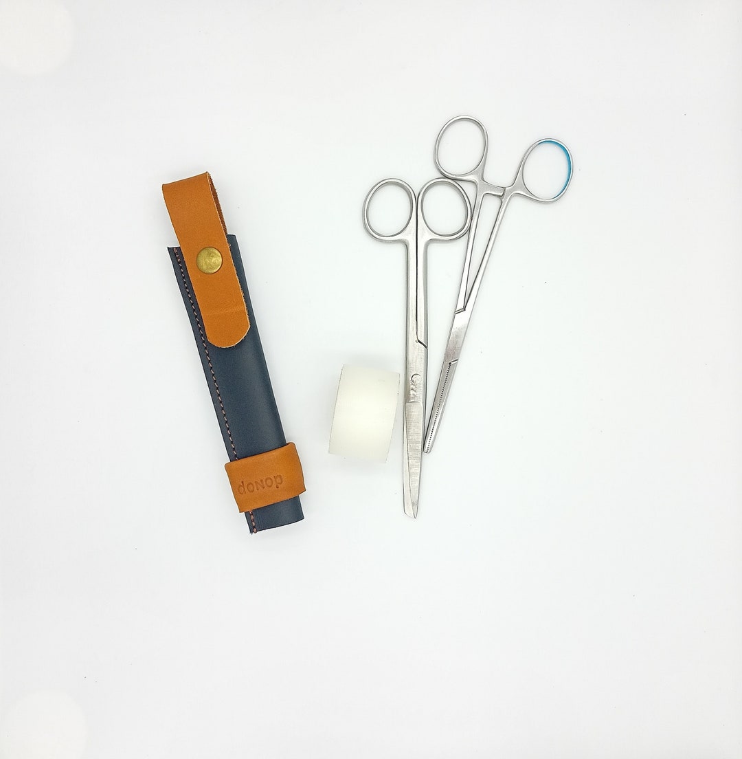 Donop® Black/camel Case for Kocher Pliers Scissors Adhesive Tape ...