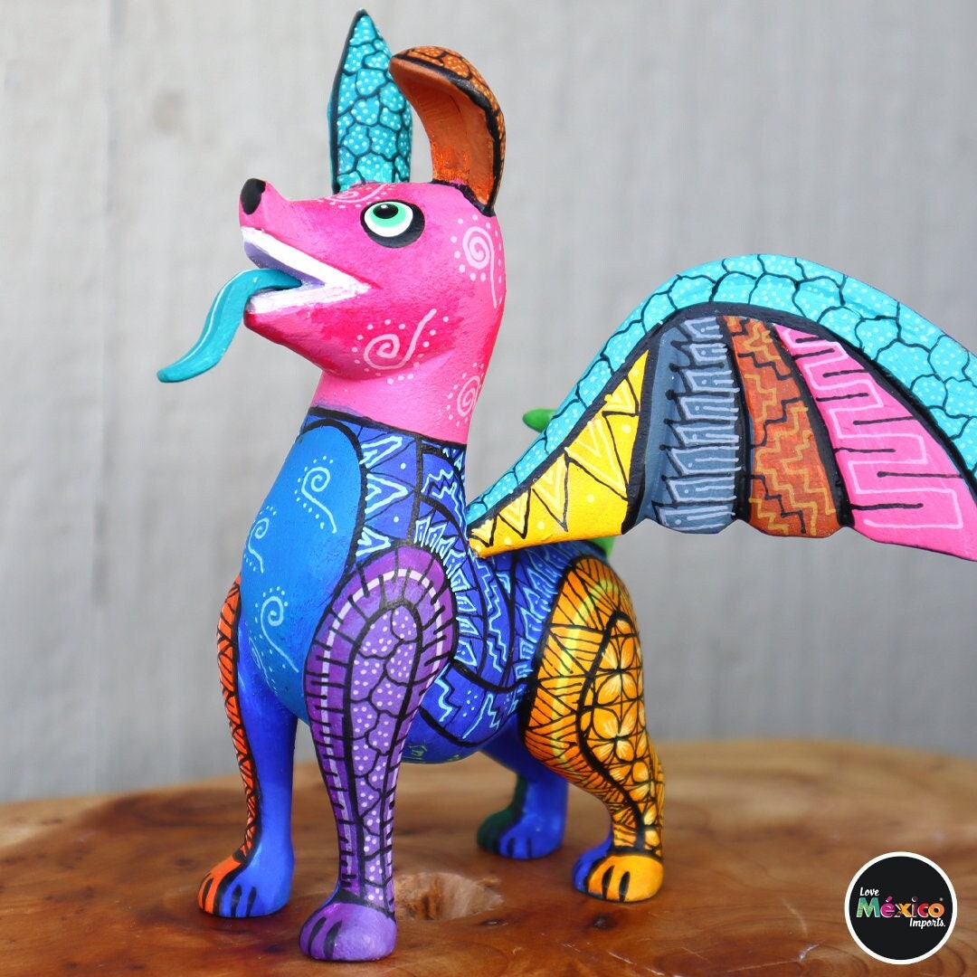 Xoloitzcuintle Alebrije Dante Alebrije Wood Copal Sculpture - Etsy
