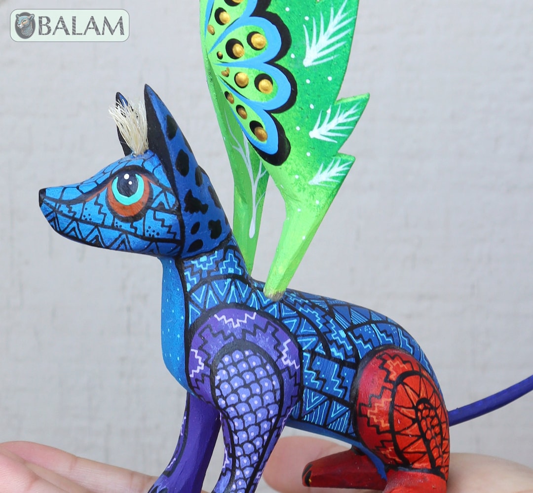 Xoloitzcuintle Alebrije, Mexican Hairless Dog, Wood Copal Sculpture ...