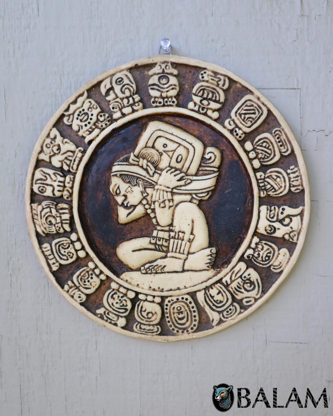 Resin Mayan Calendar Wall Art, Calendario Maya, Ceremonies Mayan ...