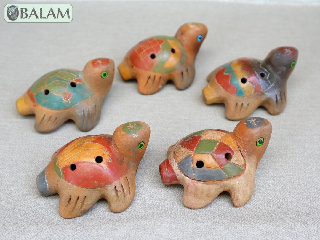 Aztec Whistle, Turtle Whistle, Silbato De Barro, Tortoise, Turtle ...