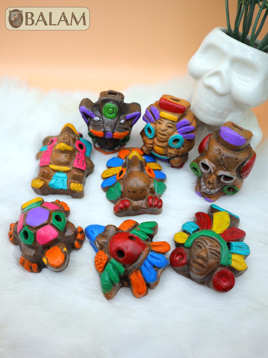 Aztec Whistle, Bird Whistle, Silbato De Barro, Mayan Whistle. Clay ...