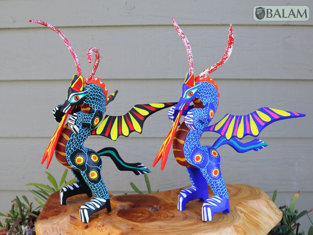 Alebrije From Oaxaca, Alebrije, Copal Wood Sculpture, Wood Art ...