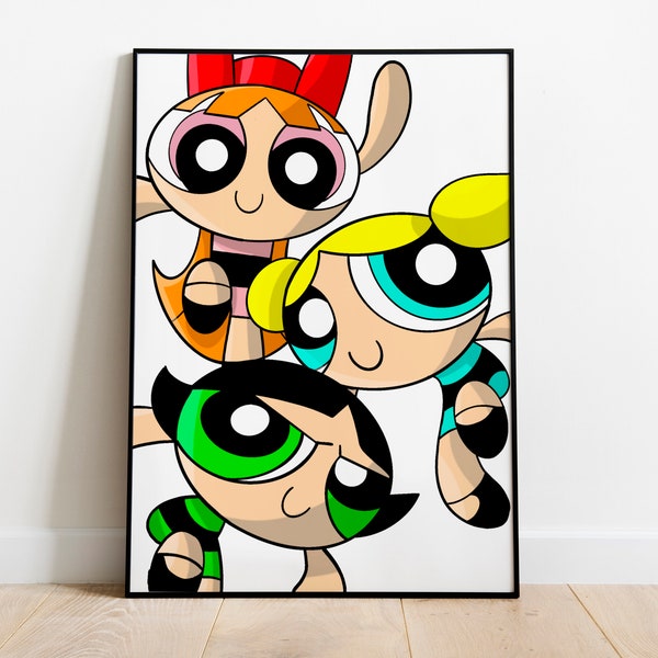 Power Puff Girls Poster - Etsy