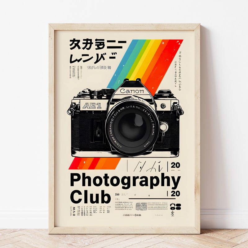 Camera Poster - Etsy