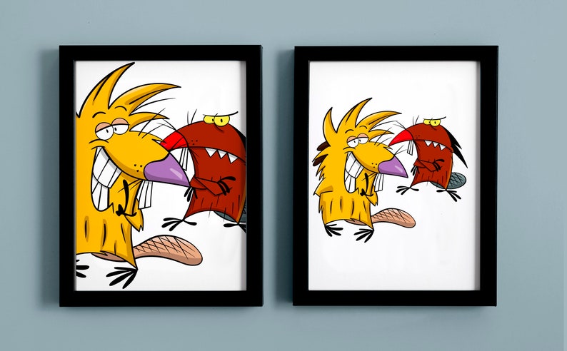 Angry Beavers Print Digital Download | Etsy