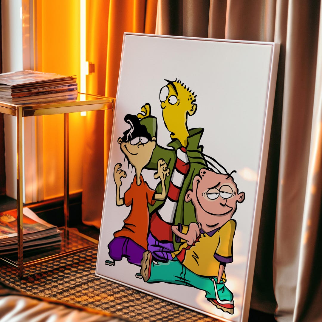90s Cartoon Network Wall Art Printable - Ed, Edd N Eddy Digital ...