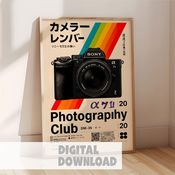 Camera Poster - Etsy