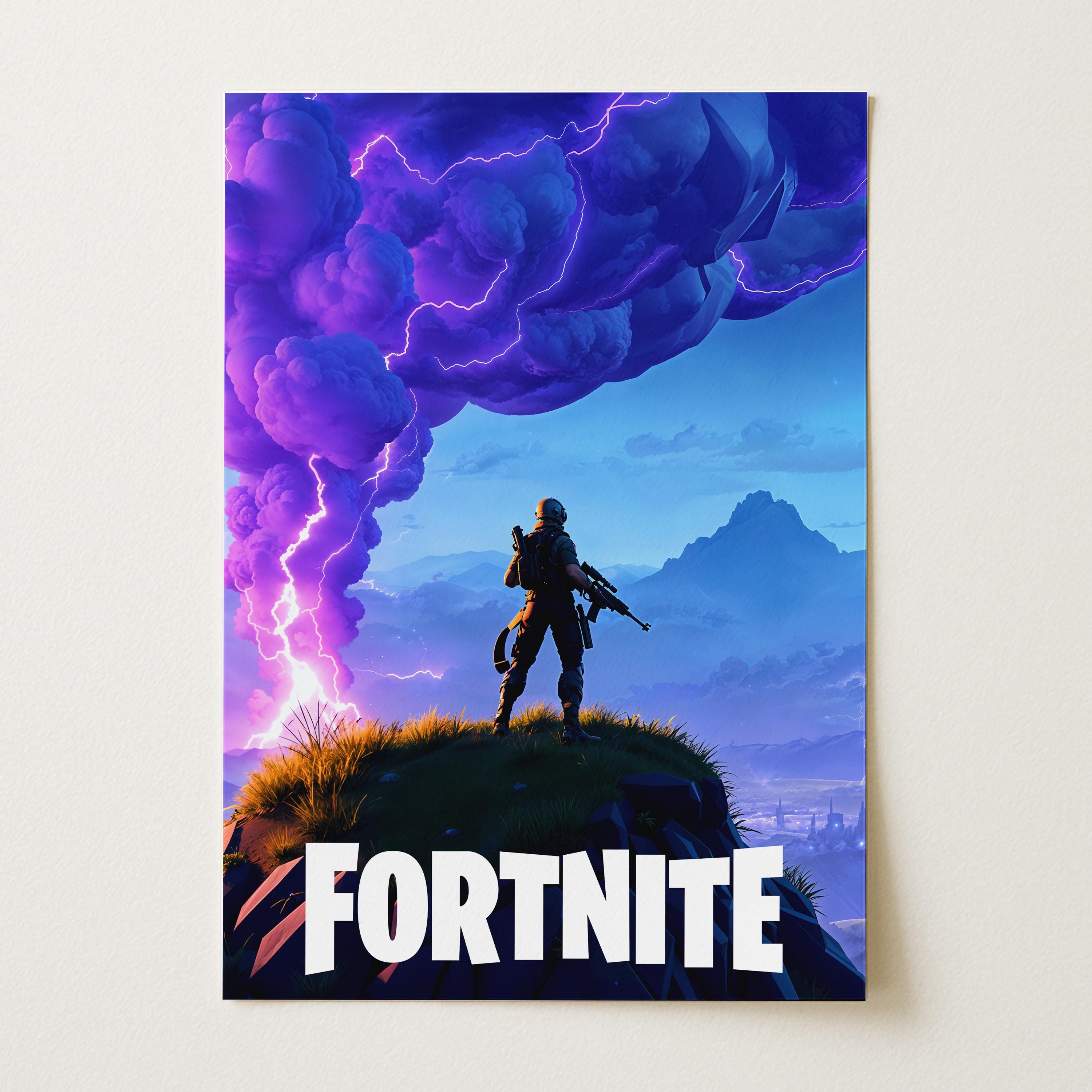 Battle Royale Fortnight Poster | Epic Gaming Wall Art | Battle Royale ...
