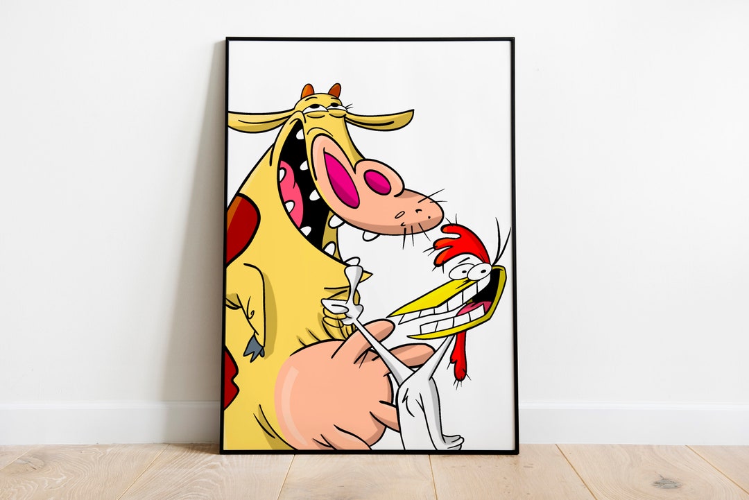 Cow & Chicken Print Digital Download - Etsy