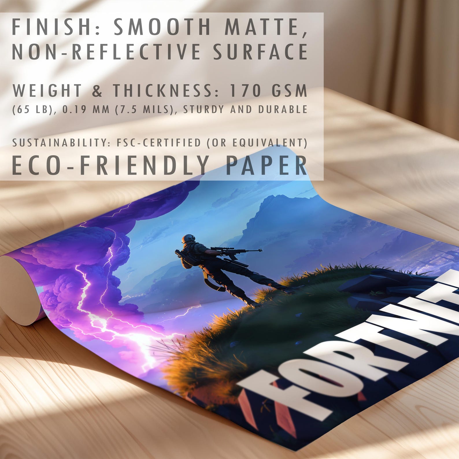 Battle Royale Fortnight Poster | Epic Gaming Wall Art | Battle Royale ...