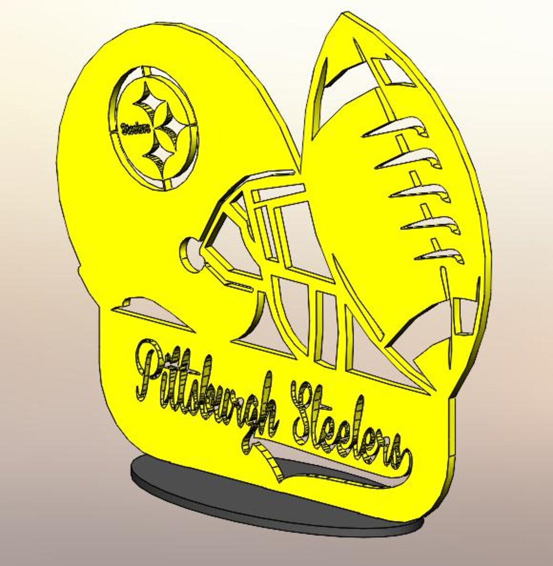 Steelers, Desktop or Wall Hanger STL File - Etsy