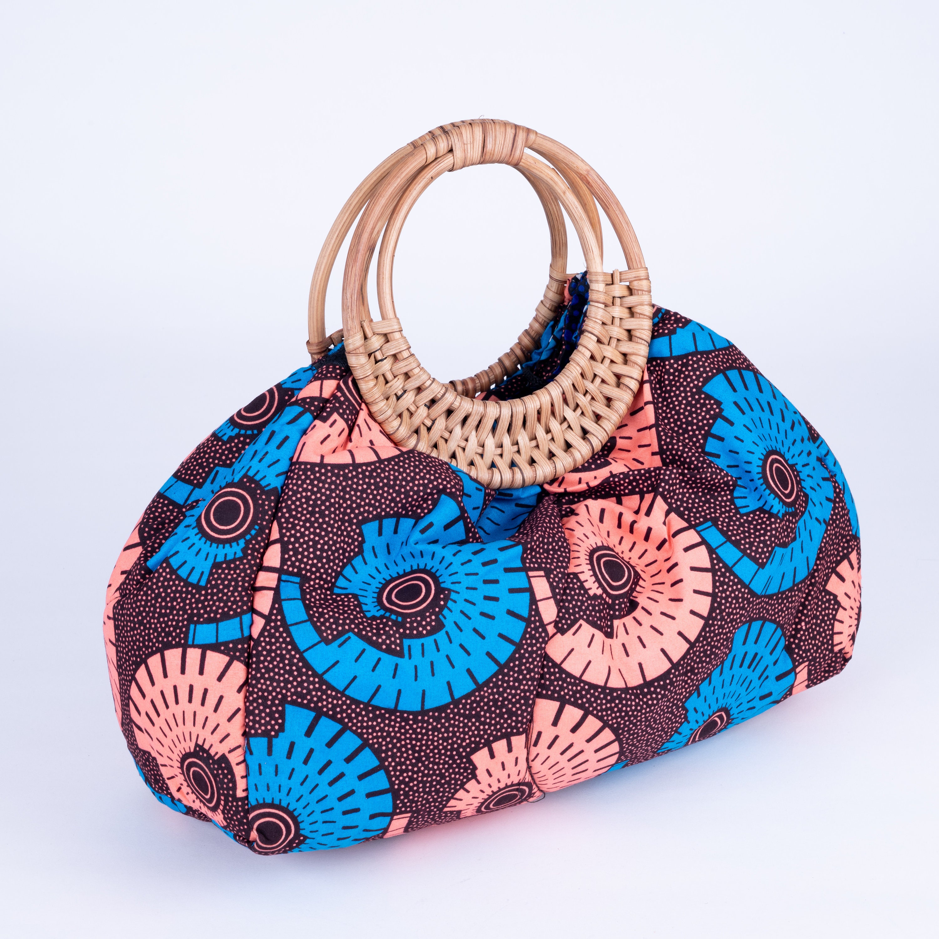 African Women Print Bag. Ankara Cane Bag. Adire Cane Bag for Women - Etsy