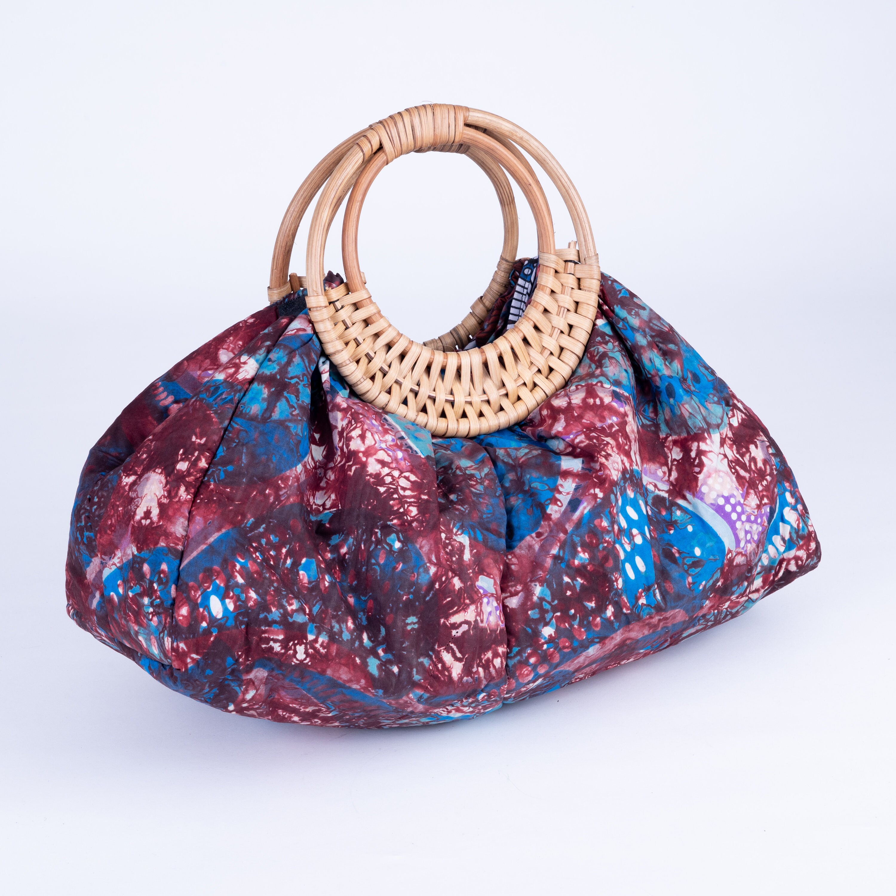 African Women Print Bag. Ankara Cane Bag. Adire Cane Bag for Women - Etsy