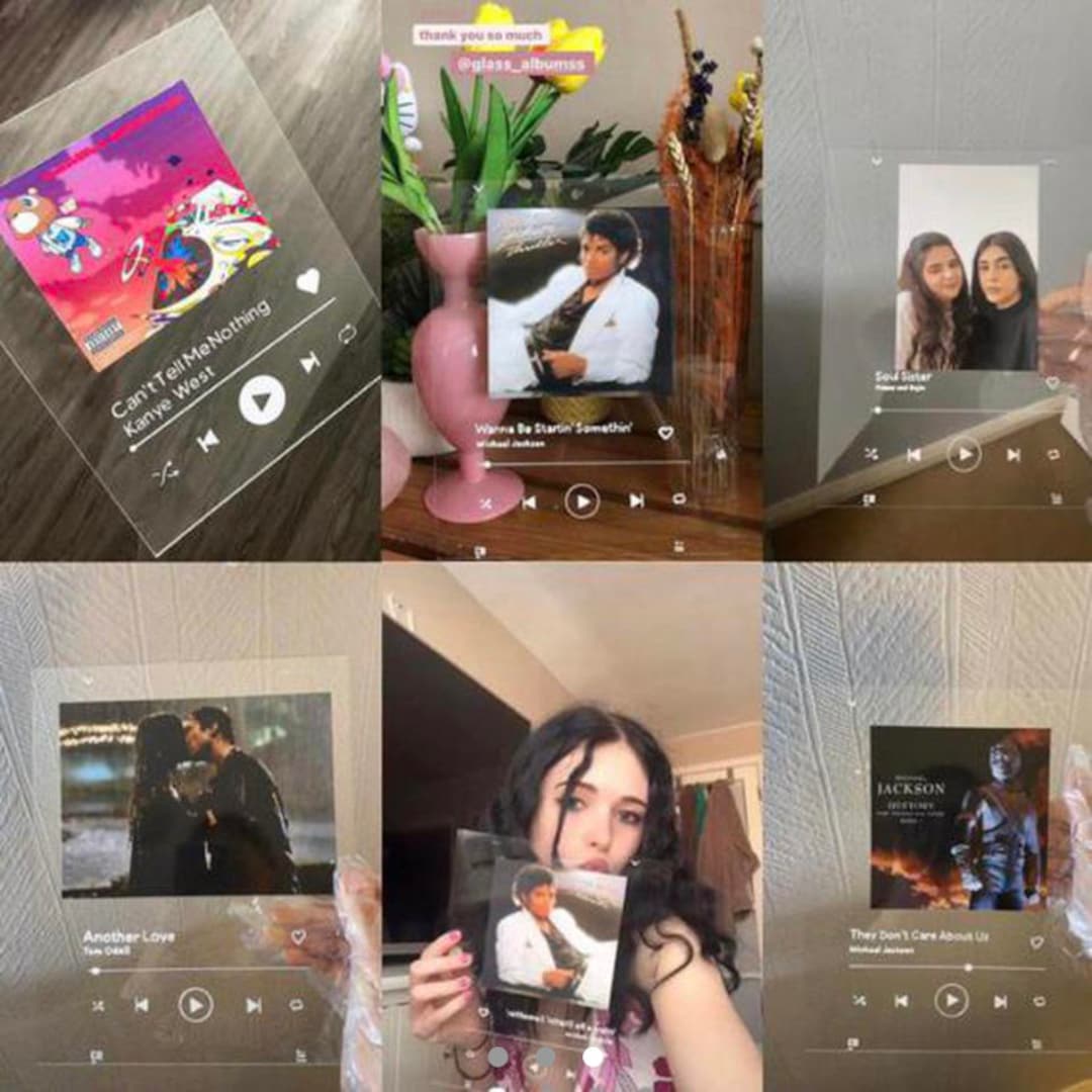 Custom Spotify Glass Album - Etsy