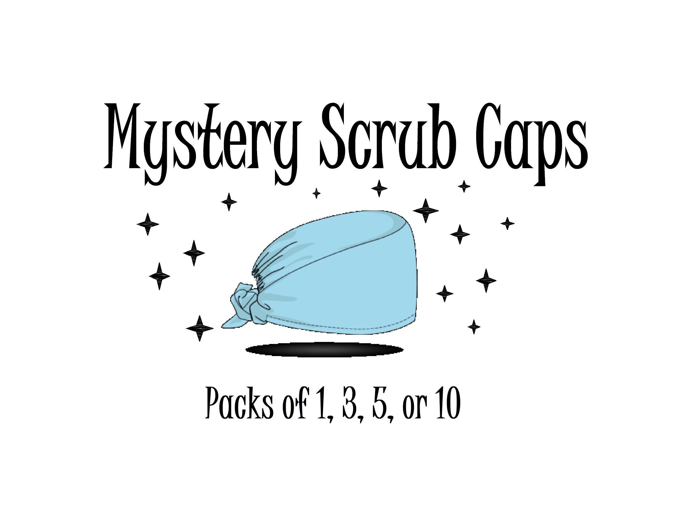 Mystery Scrub Cap Packs, Surgical Scrub Cap, Nurses Hat, Hat for Nurses ...