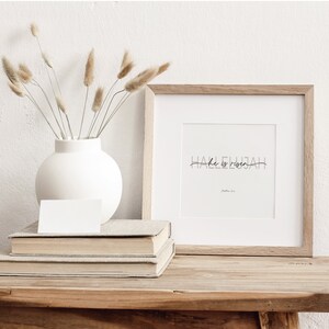 He is Risen Printable Easter Bible Verse Wall Art, Modern Christian ...
