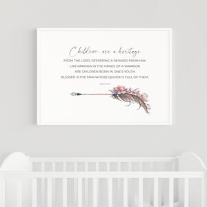 Psalm 127:3-5 Children Are a Heritage From the Lord Printable ...