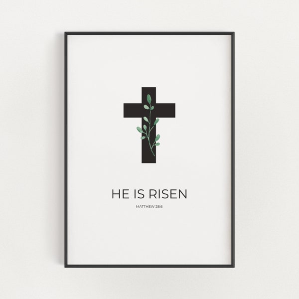 He is Risen Banner - Etsy