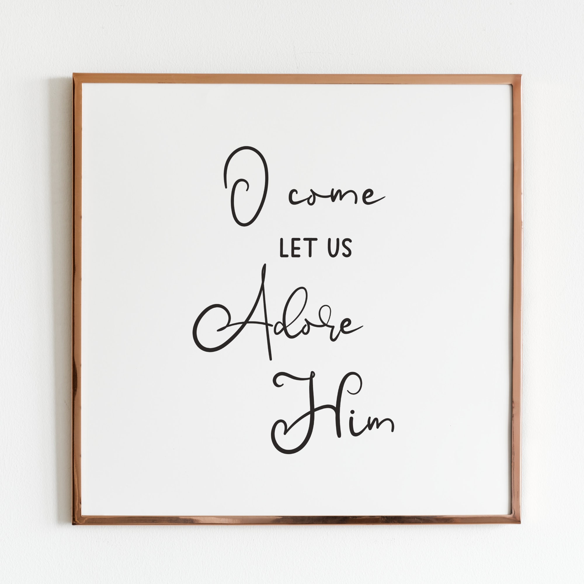 Set of 4 Printable Christmas Carol Wall Art Silent Night Joy - Etsy UK