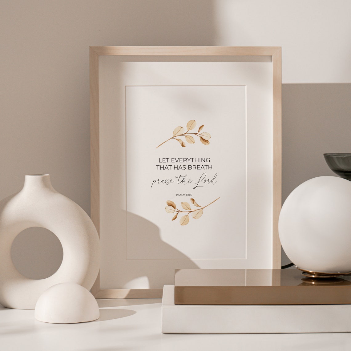 Psalm 150:6 Printable Digital Download Christian Wall Art | Etsy UK