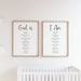 Set of 2 Printable Modern Minimalist Christian Bible Verse Affirmations ...
