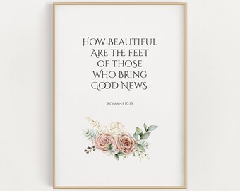 Romans 10 15 | Etsy