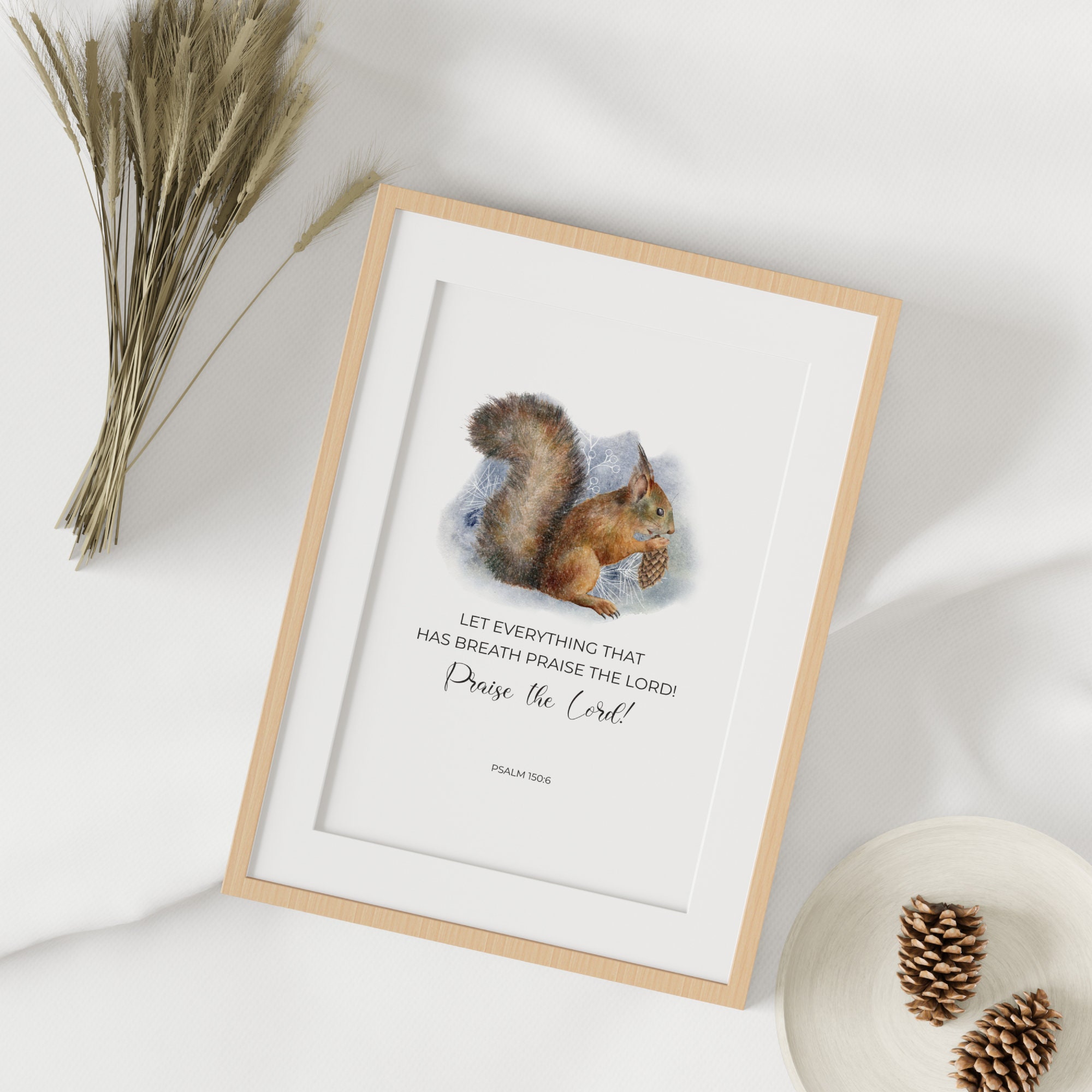 Praise The Lord Squirrel