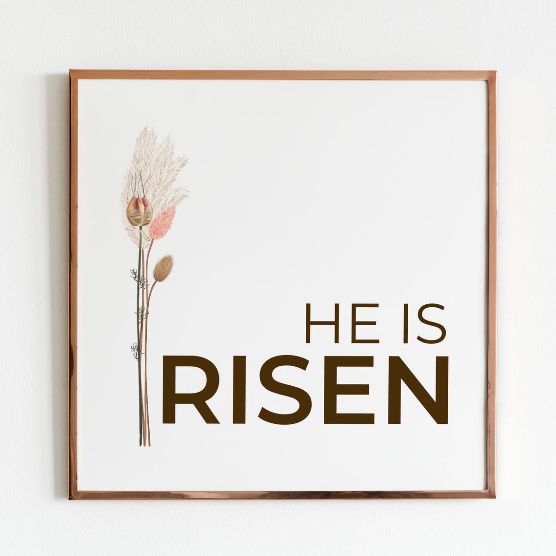 He is Risen Scripture Printable Matthew 28:6 Bible Verse Art - Etsy UK