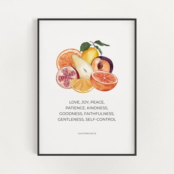 Fruit of the Spirit Poster - Etsy