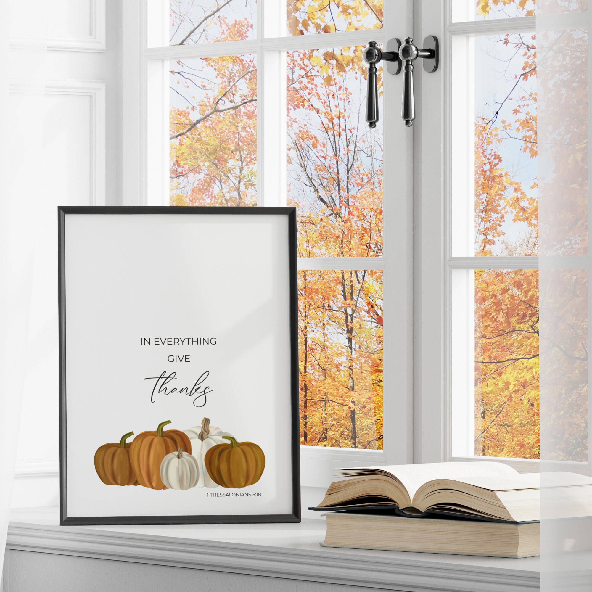 In Everything Give Thanks Wall Decal