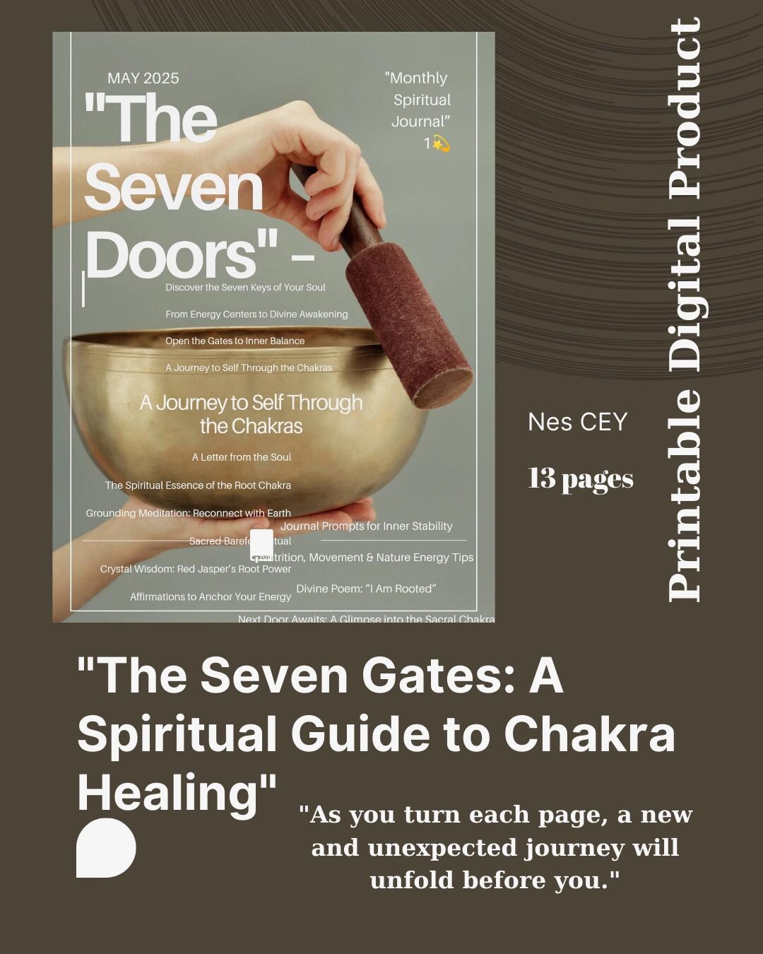 The Seven Gates: A Spiritual Guide to Chakra Healing and Grounding - Etsy