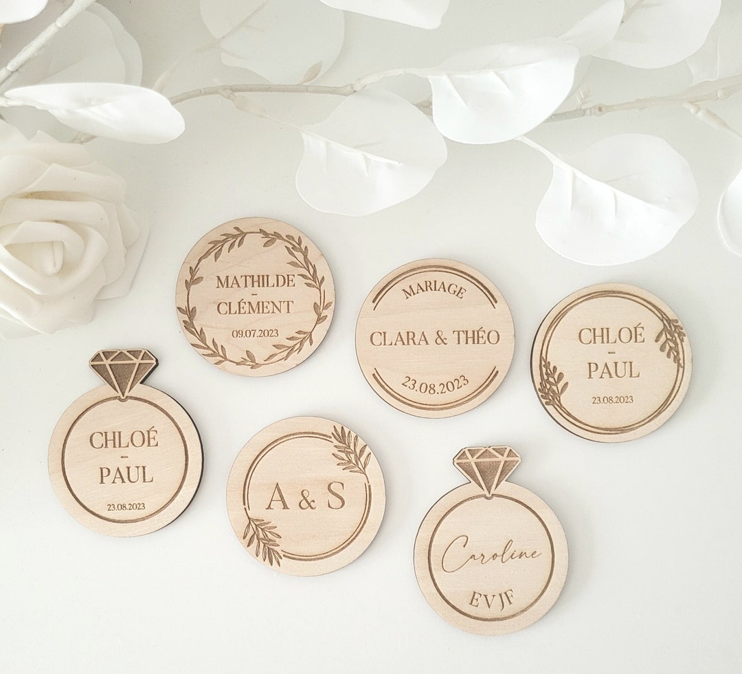 Personalized Badge | Personalized Wedding Badge | Place Card | Wedding ...