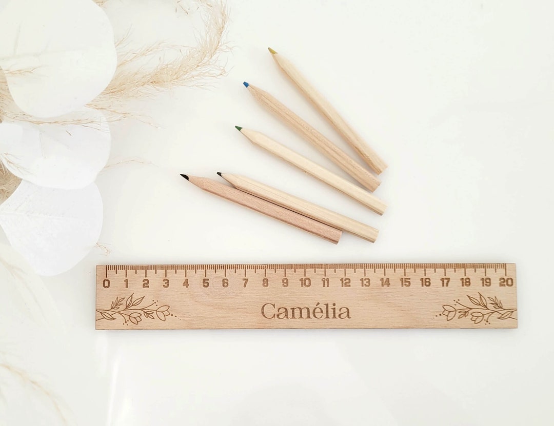 Personalized Wooden Ruler Personalized Children's Ruler - Etsy