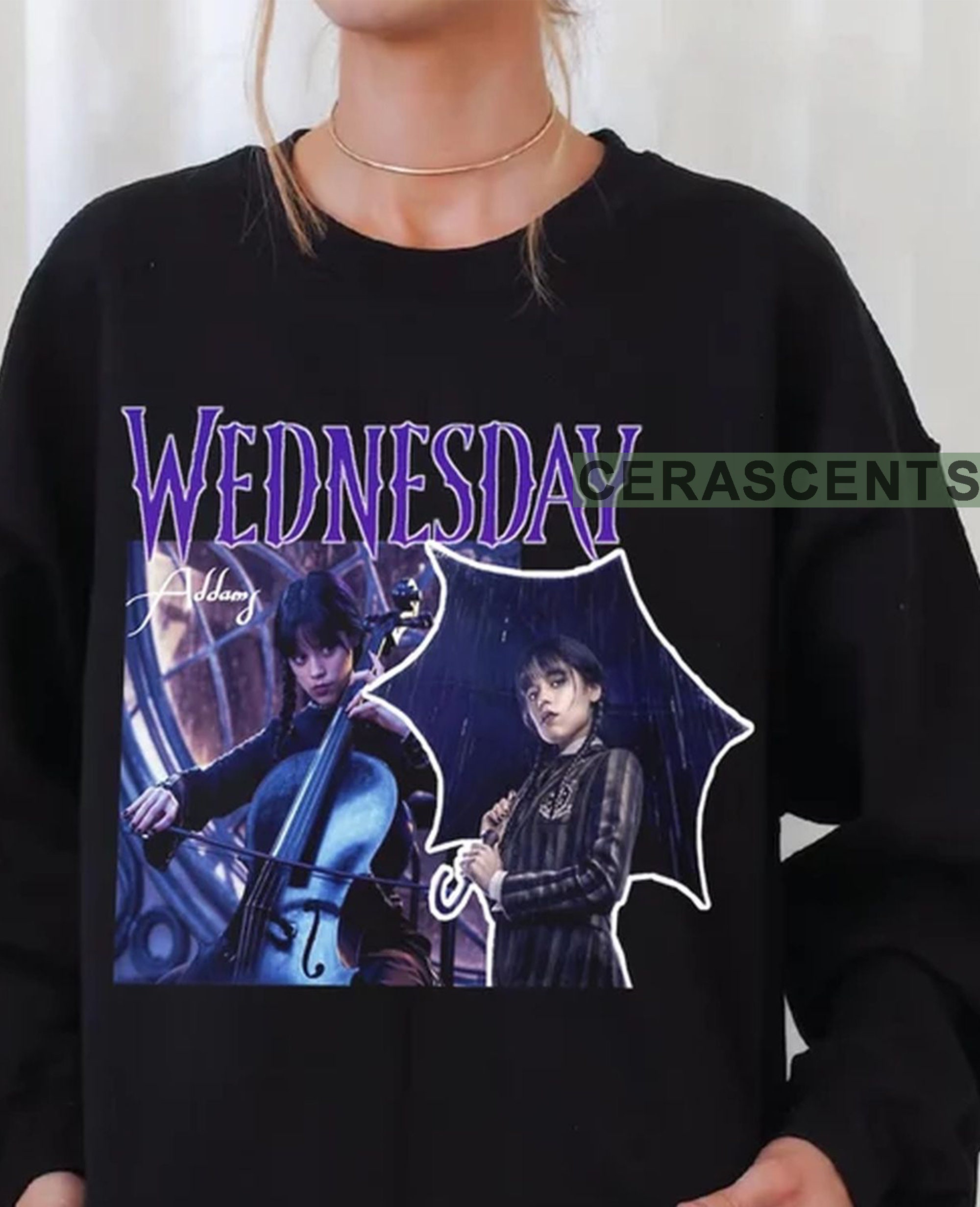 Wednesday Addams Sweatshirt, Wednesday Addams, Wednesday Addams Family ...