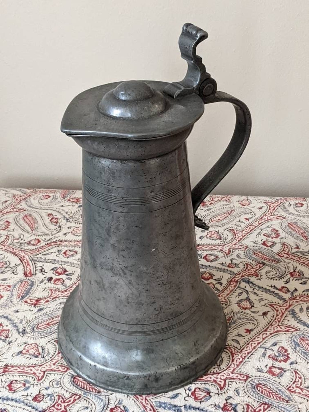 Pewter Flagon, C.1804 - Touch Mark: DHT (daniel Hinrich Tiedemann ...