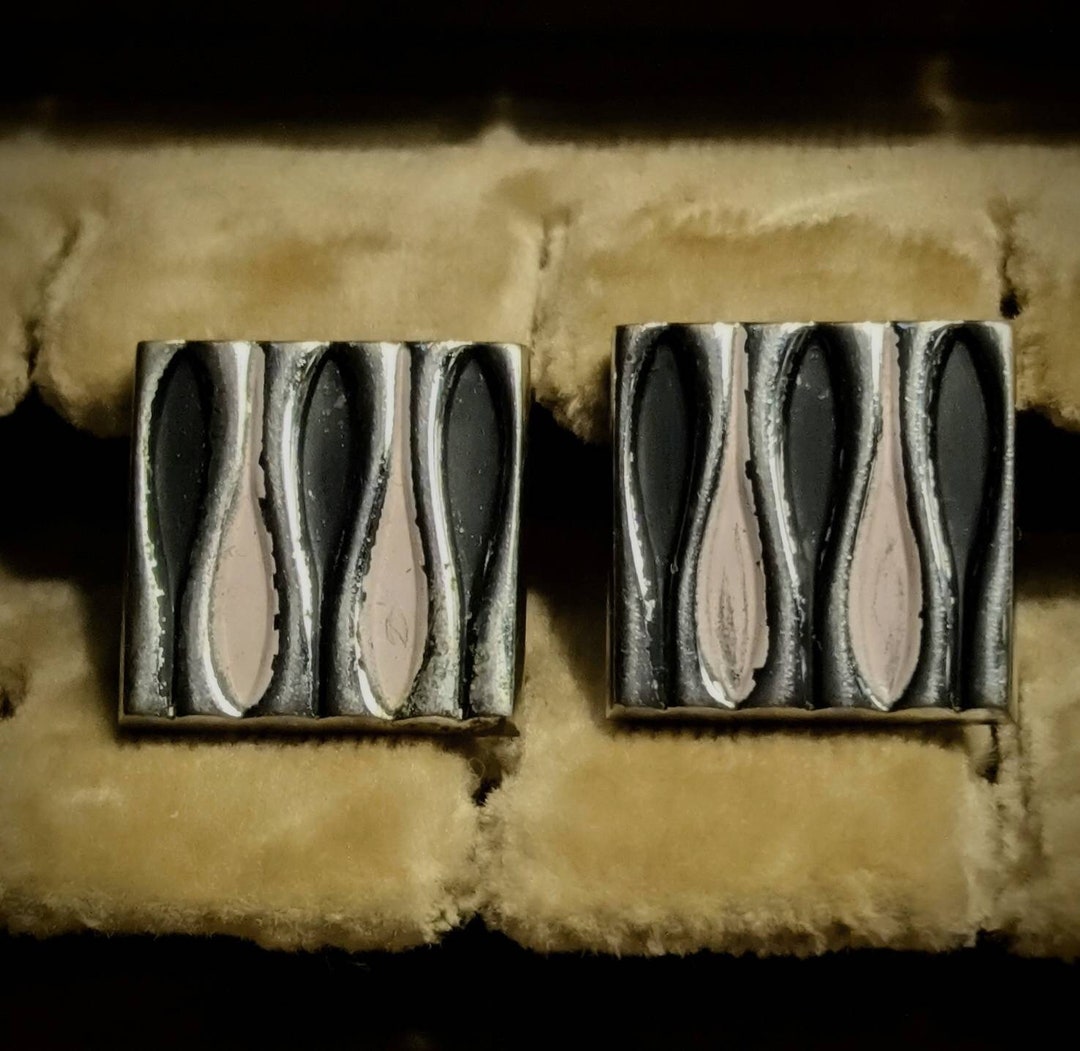 Mid Century Modern Style Cufflinks SWANK Brand Vintage C.1960 - Etsy